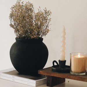 Textured Matte Decorative Ceramic Vase, Vases for Dried Flowers, New ...