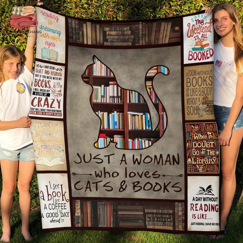 Library Blanket - Etsy