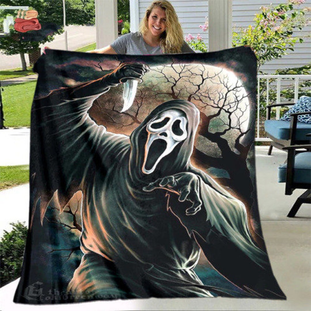 Horror Scream the Ghostface No You Hang You Fleece Blanket, Premium ...