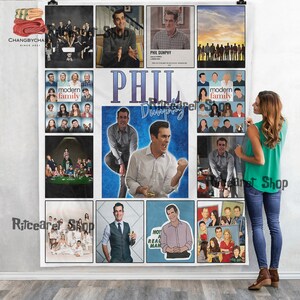 Phil Dunphy Modern Family TV Series Fleece Blanket, Premium Sherpa ...