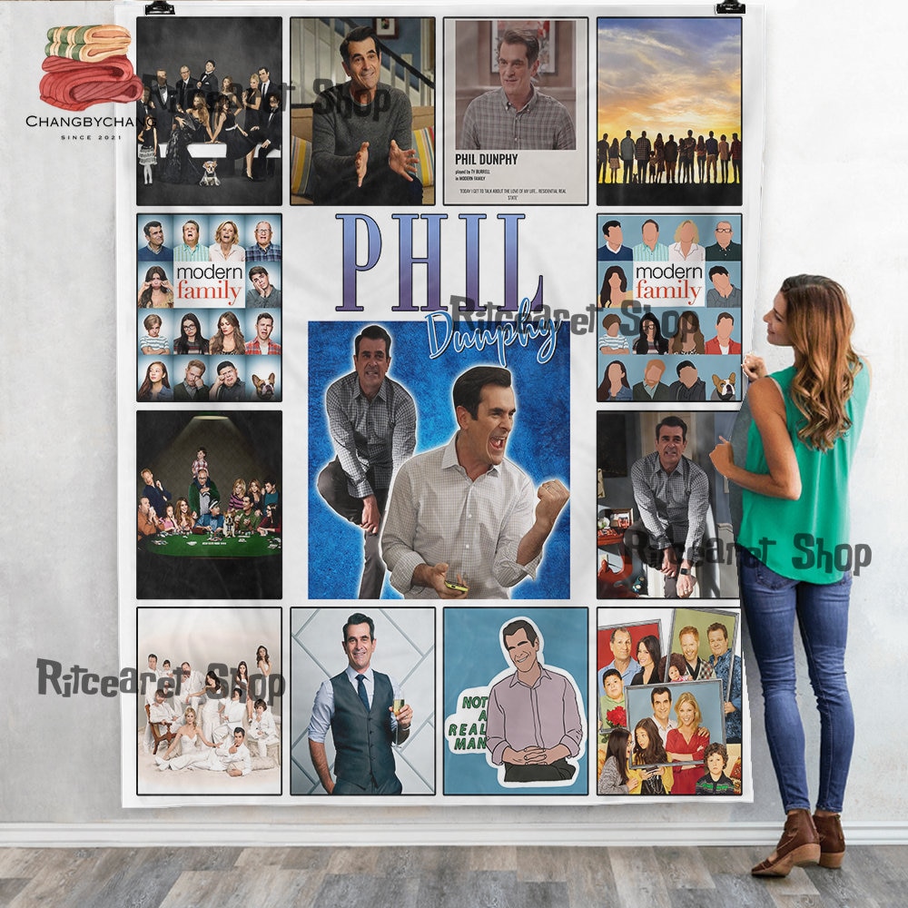 Phil Dunphy Modern Family TV Series Fleece Blanket, Premium Sherpa ...