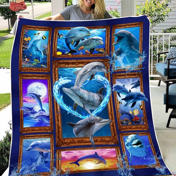 Dolphin Fleece - Etsy