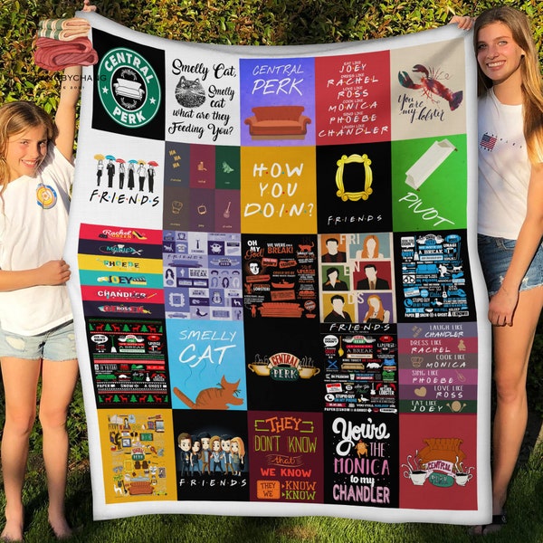 Friends Blanket Tv Show - Etsy