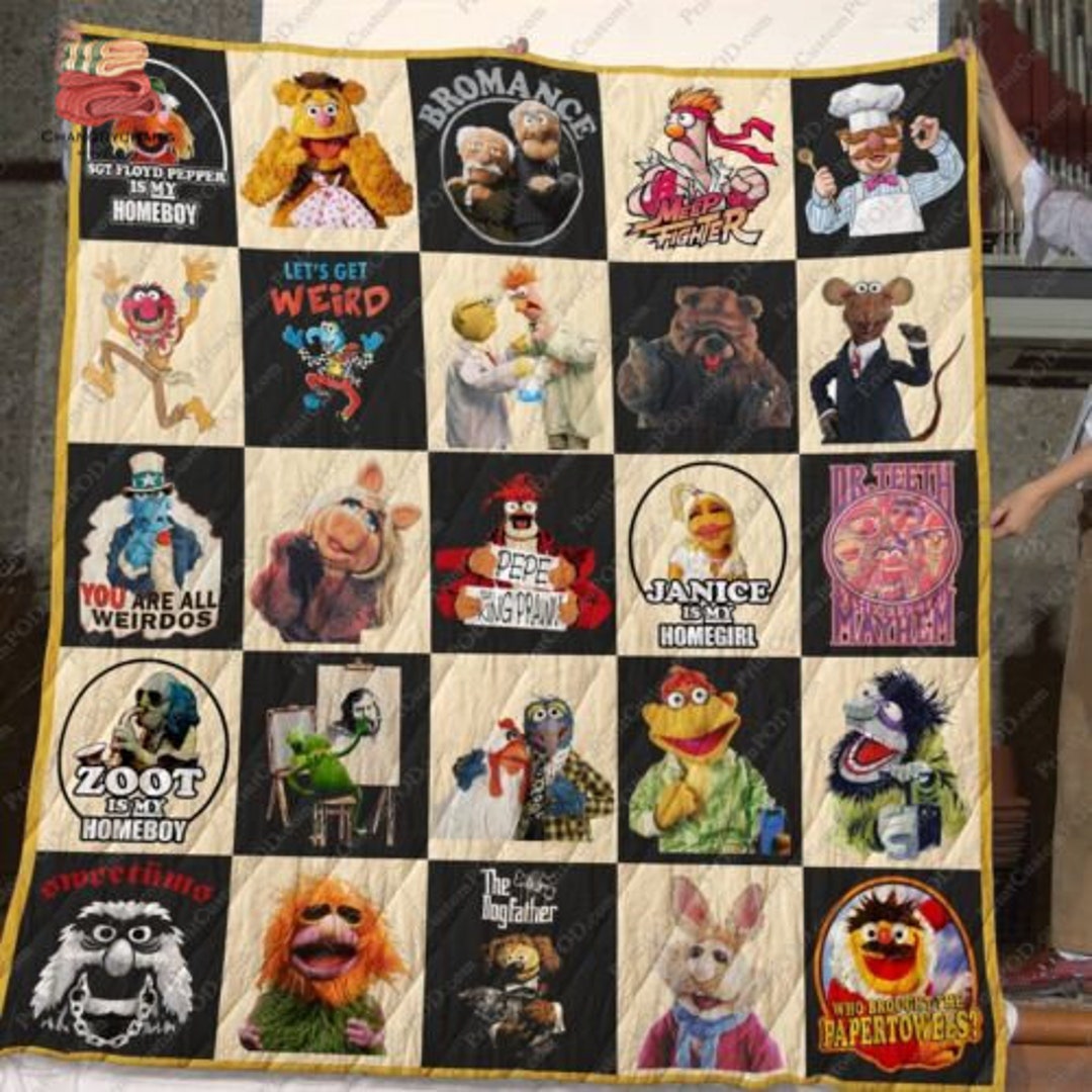 The Muppet Show TV Series Fleece Blanket, Premium Sherpa Blanket ...