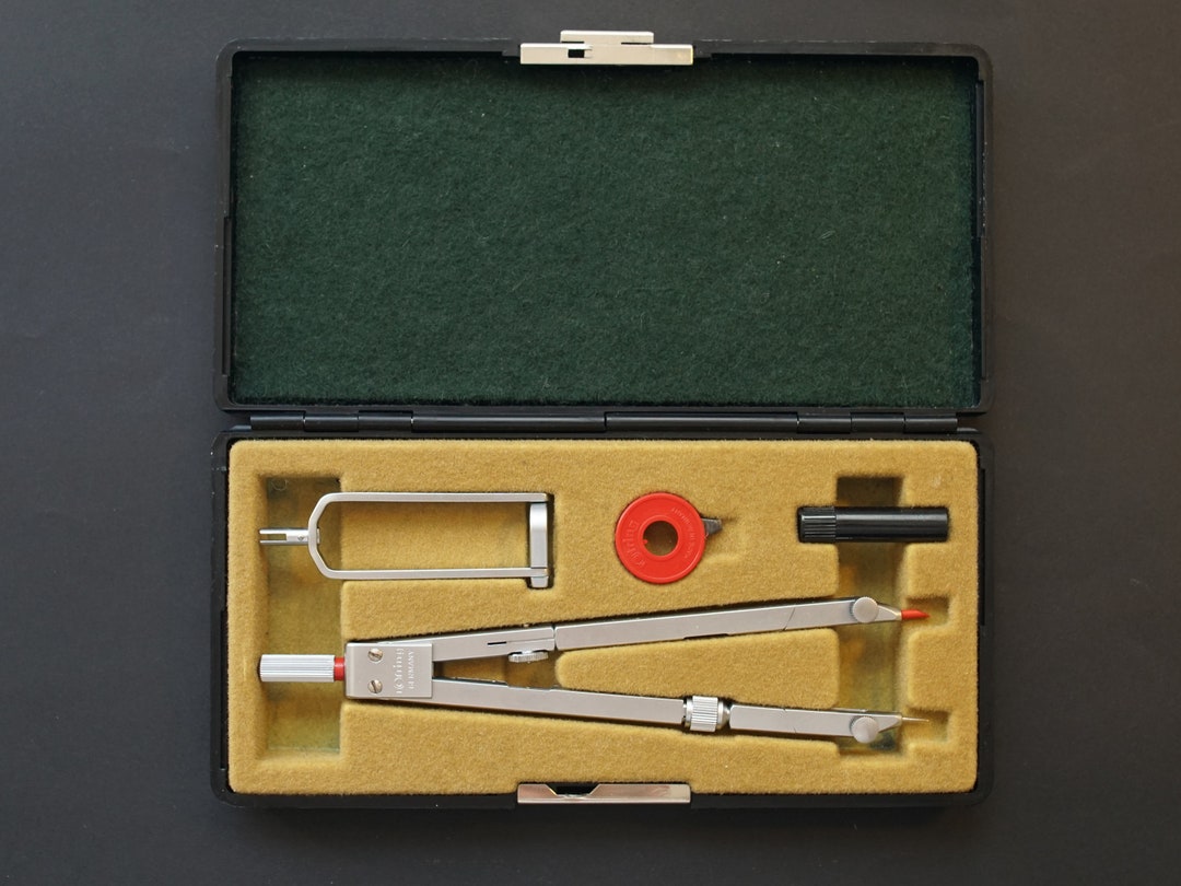 Refurbished Rotring Compass Telescopic Arm /w Metal Technical Pen ...