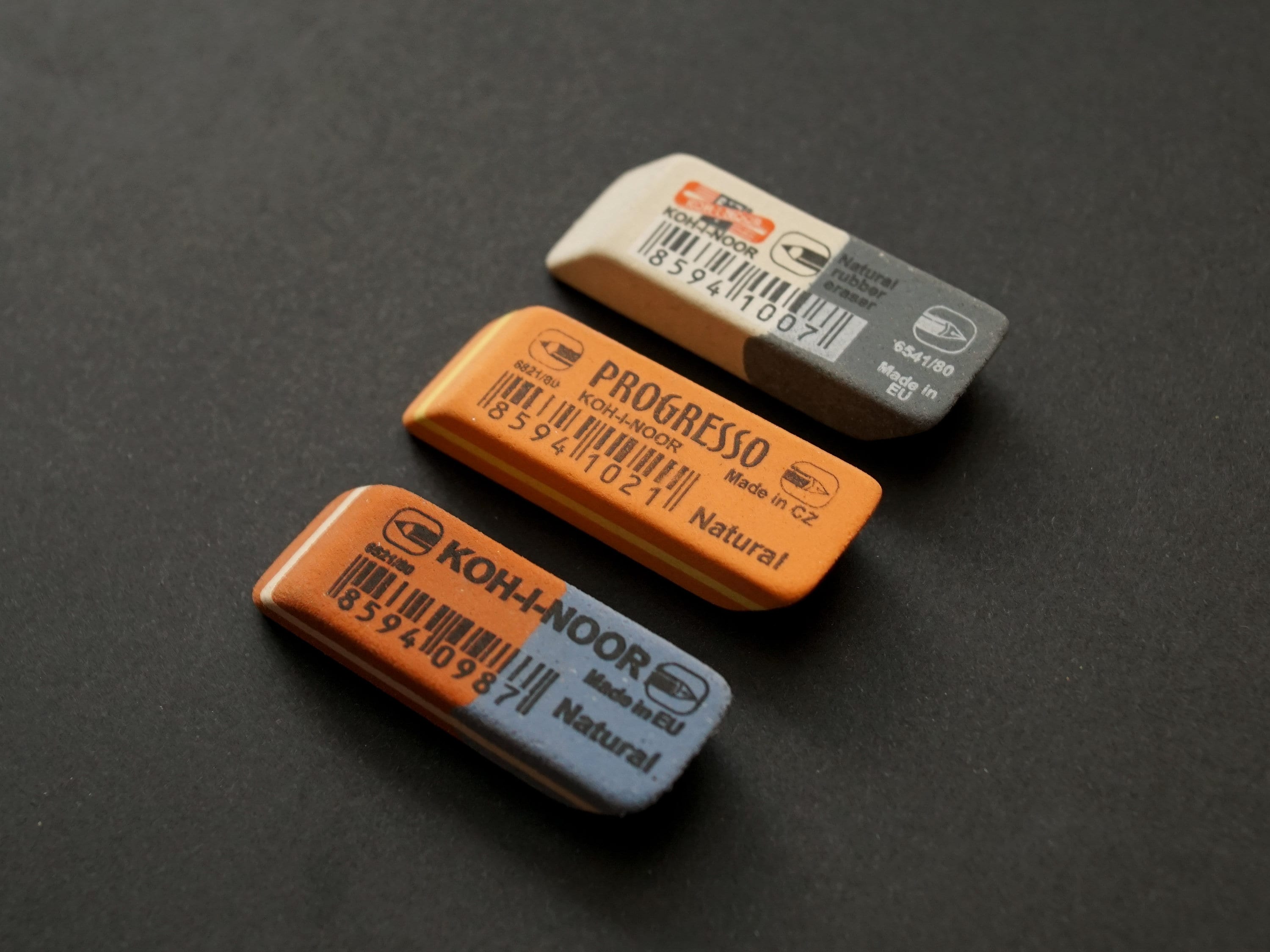 KOH-I-NOOR Small Eraser Set X3 Combined Pencil Ink Rubber Draughting - Etsy