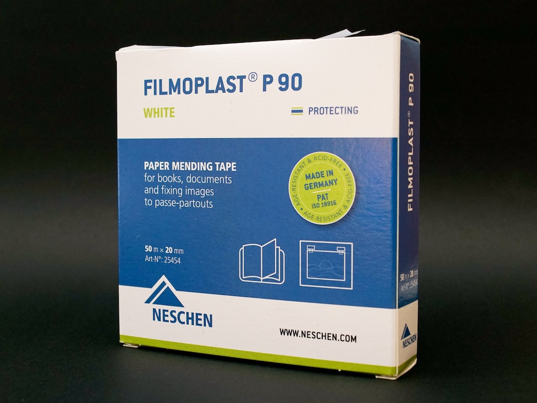 Neschen Filmoplast P90 Mounting Paper Repair Tape Book Conservation 50m ...