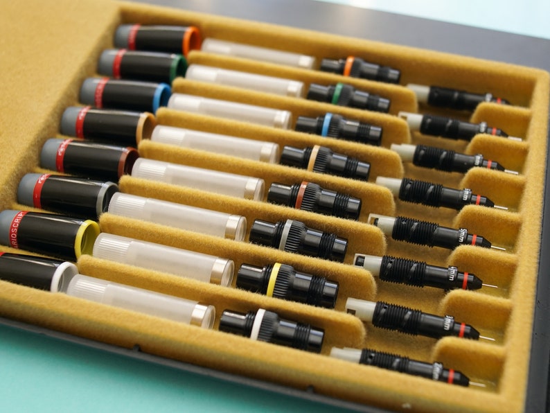 Rotring Varioscript Technical Drawing Pen Set New Old Stock - Etsy
