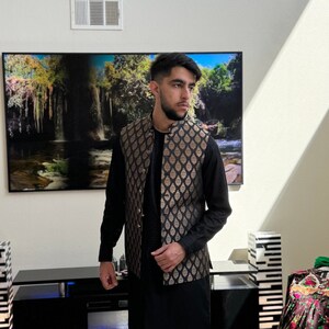 Handmade Men's Afghan Vest Afghan Embroidered Waskat Ethnic Inspired ...