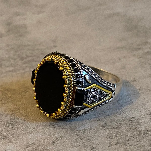 Mens Turkish Vintage Ring - Etsy