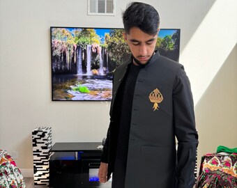 Handmade Men's Afghan Vest - Afghan Embroidered Waskat - Ethnic ...