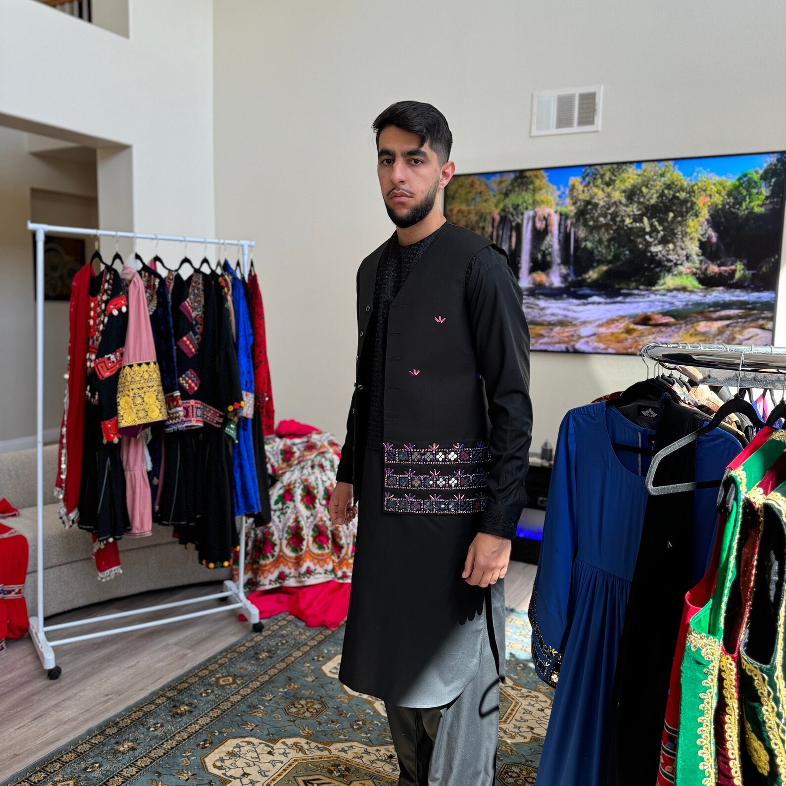 Handmade Men's Afghan Vest - Afghan Embroidered Waskat - Ethnic ...