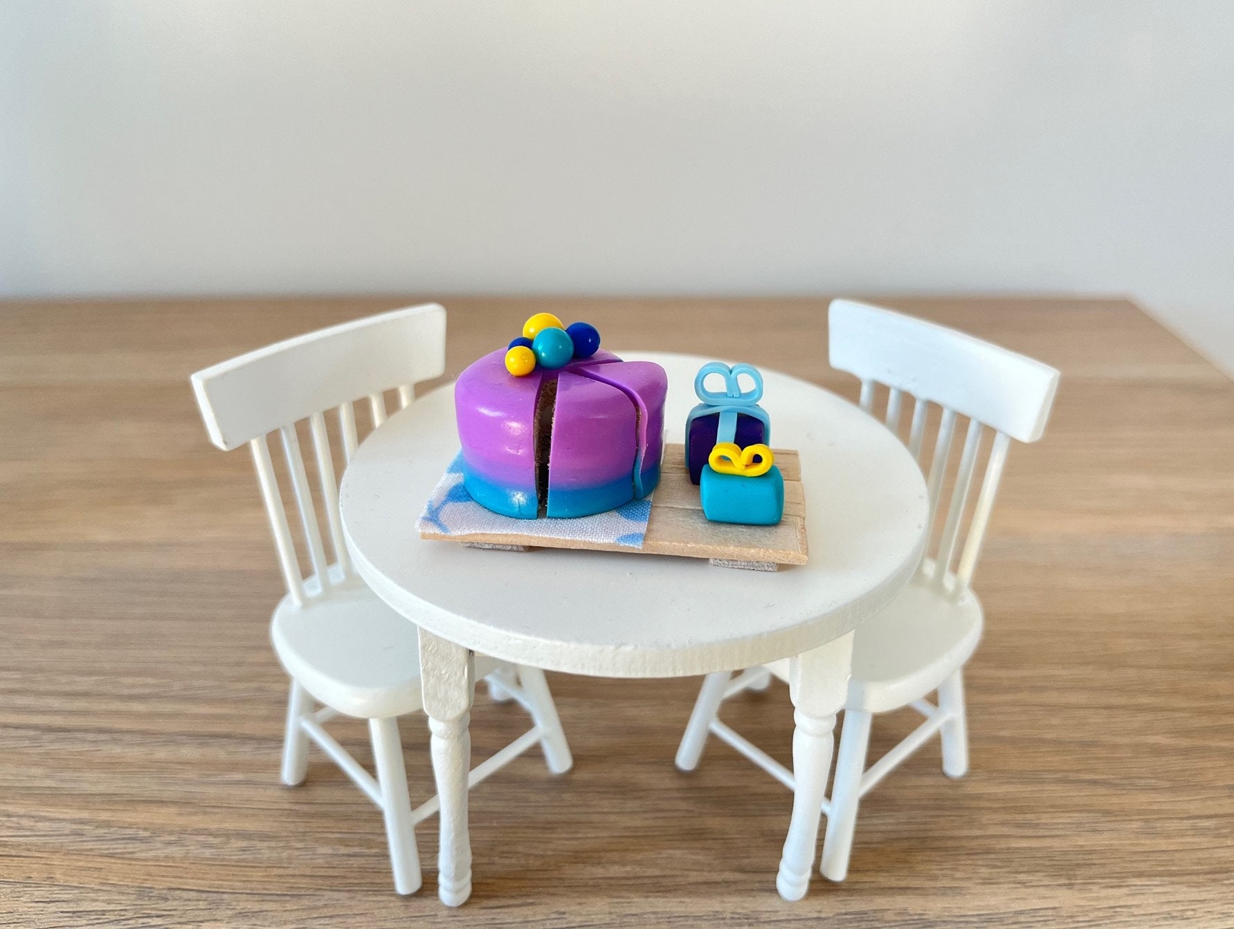 Miniature Birthday Cake. Realistic Doll Food. Scale 1:12 - Etsy
