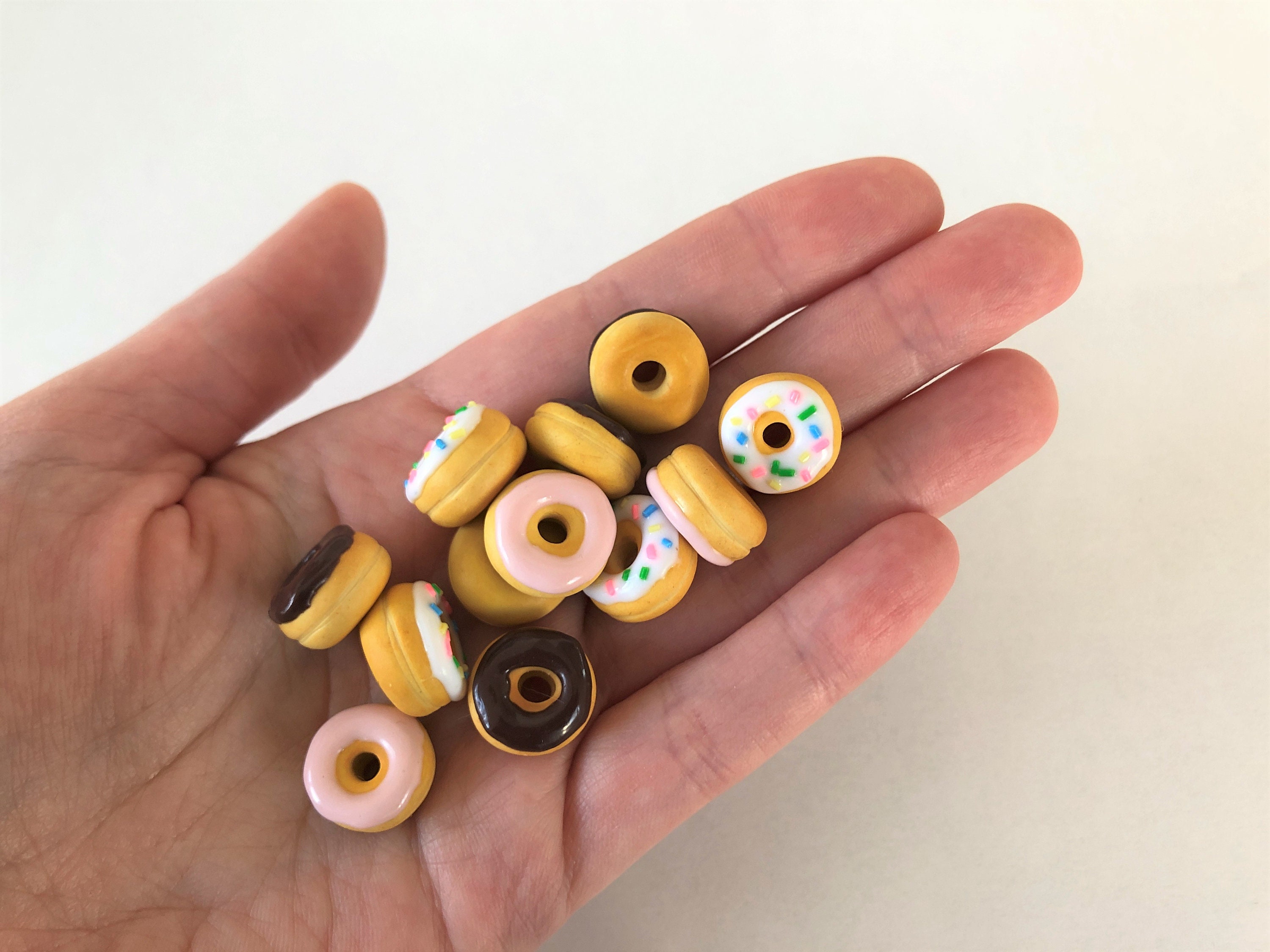 Toys Scale 1:6. Miniature Donuts Doughnuts for dollhouse Realistic ...