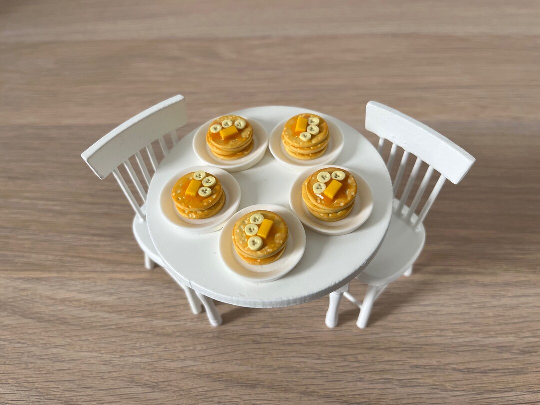 Miniature Pancakes. Realistic Doll Food. Scale 1:6 - Etsy