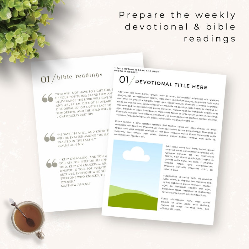 Editable Bible Study Booklet for Hosting | Bible Study Template ...