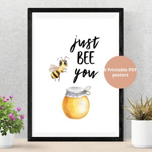 Motivating Printable Posters, Bee Themed Posters, Printable Posters ...