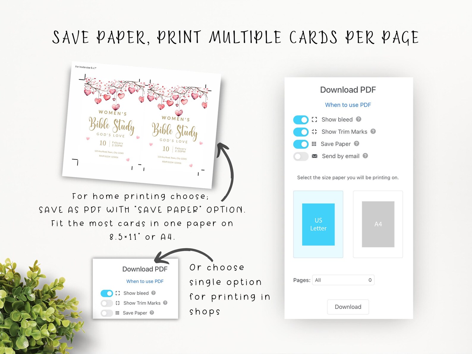Women’s Bible Study Invitation Template | Editable Bible Study Invite ...