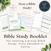 Editable Bible Study Booklet for Hosting | Bible Study Template ...