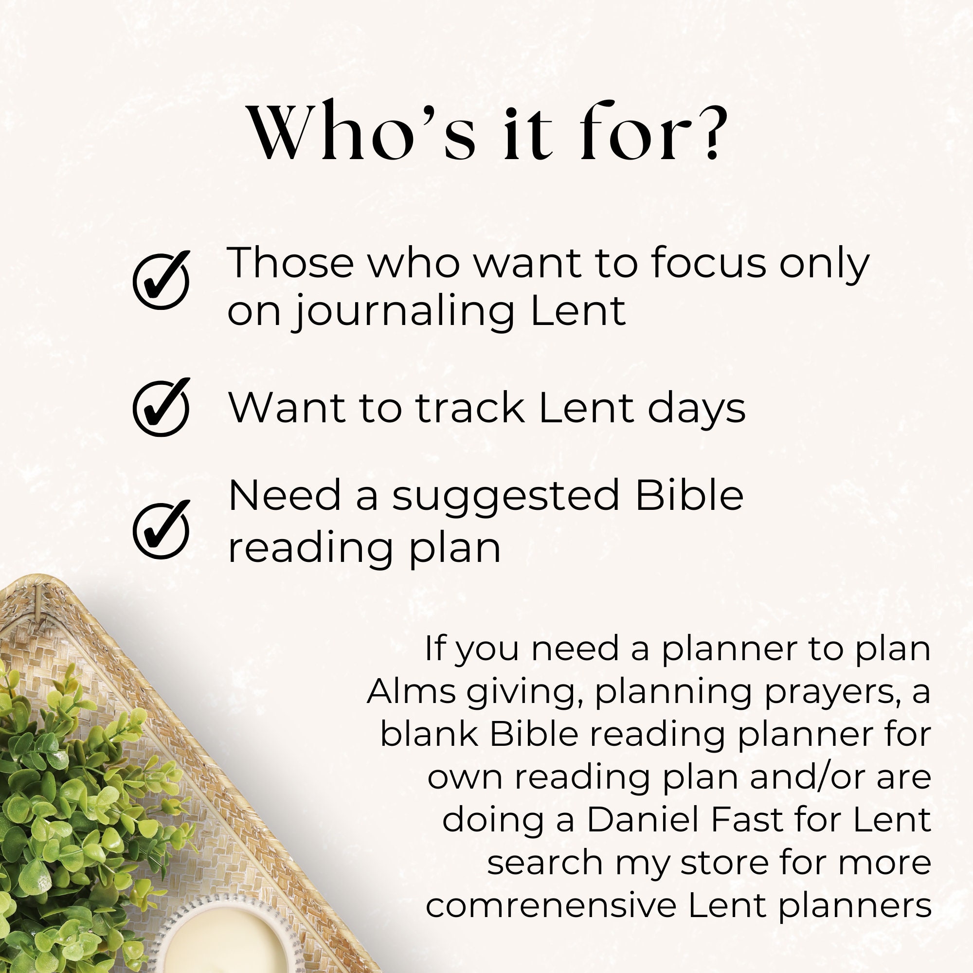 40 Day Lent Devotional Journal With Lent Tracker & Bible Reading Plan ...