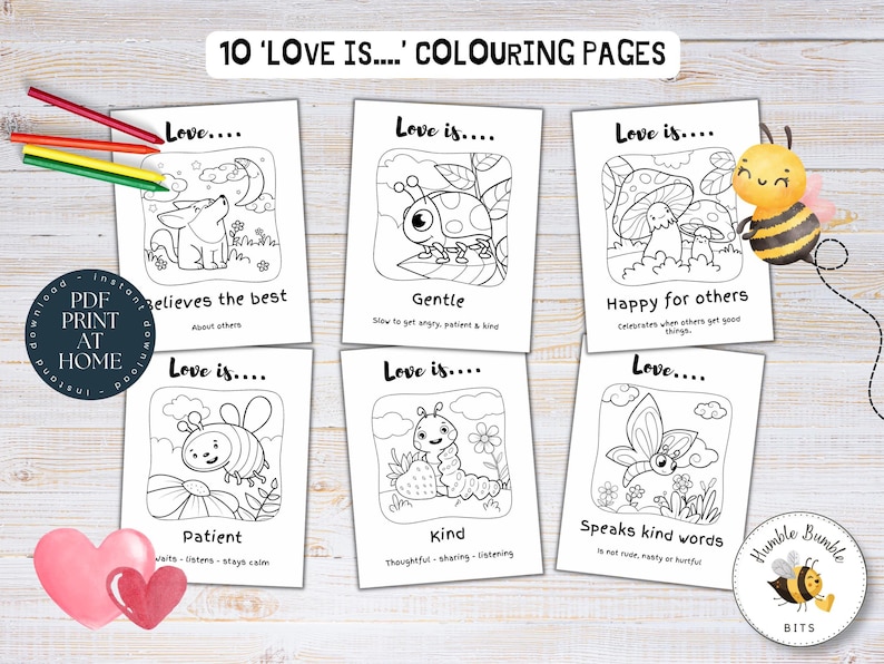 10 Valentine Bible Verse Coloring Pages - Love Themed Activity ...