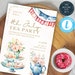 4th July Tea Party Invite Template | Fourth July Afternoon Tea | High ...