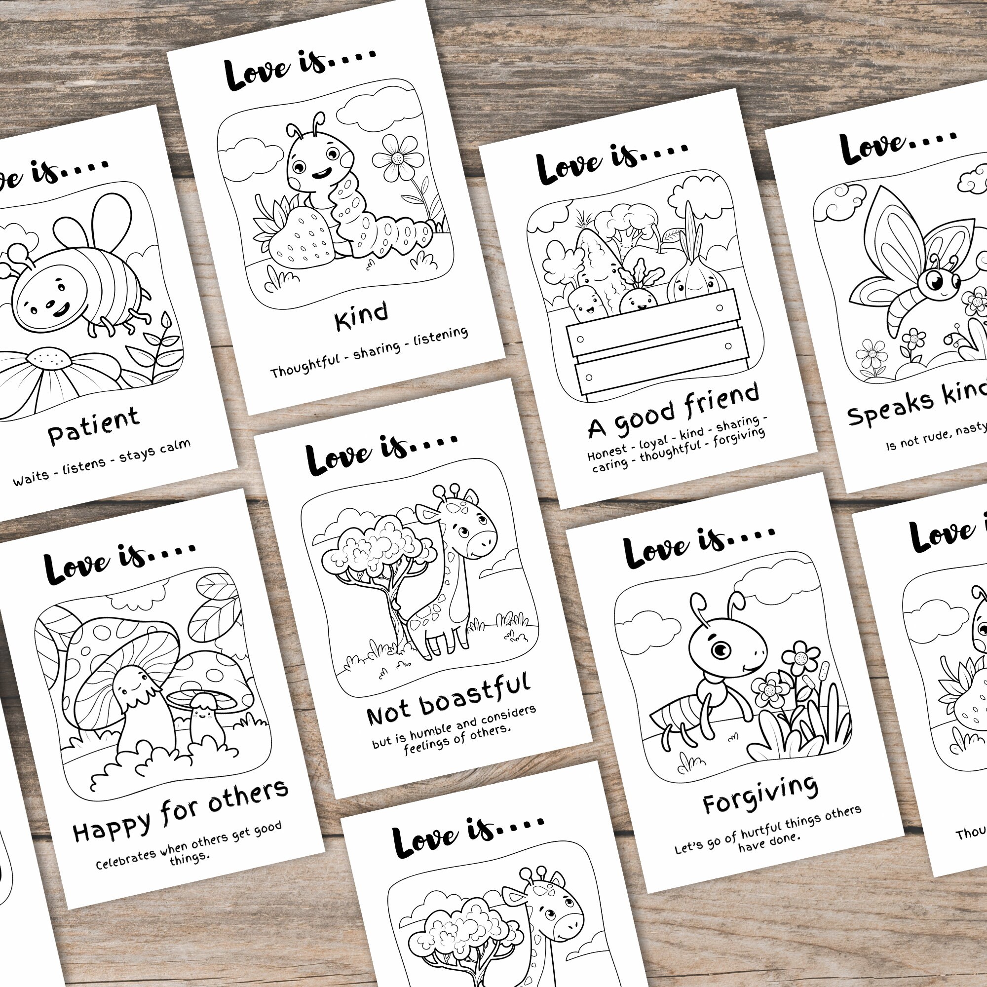 10 Valentine Bible Verse Coloring Pages - Love Themed Activity ...