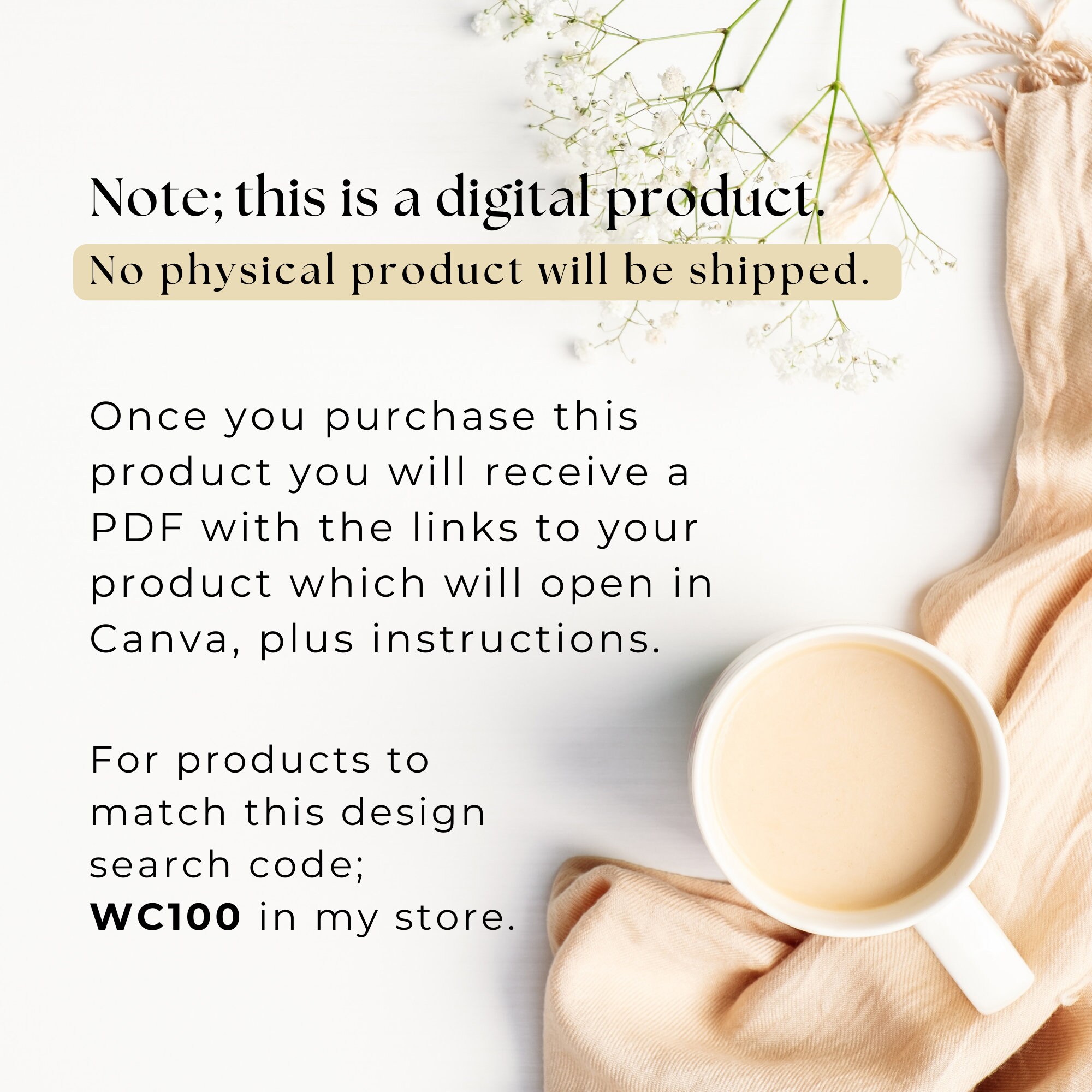 Spring Church Welcome Card Template | Digital Download | Editable ...