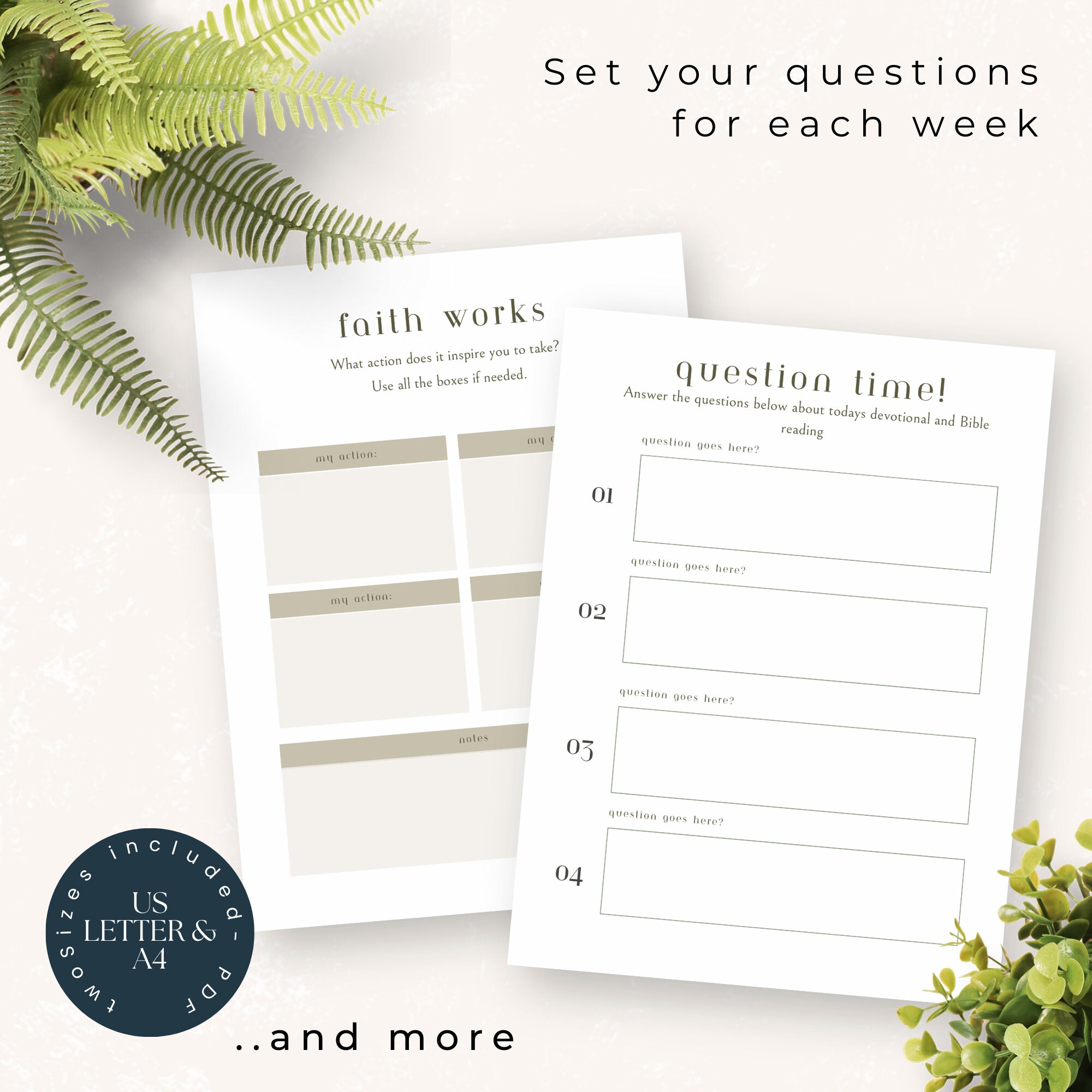 Editable Bible Study Booklet for Hosting Bible Study Template ...