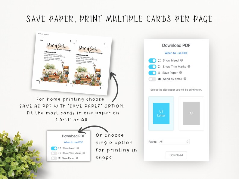 Editable Rummage Sale Yard Sale Flyer Editable Garage Sale Template ...