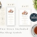 Classic Afternoon Tea Menu Template | Editable High Tea Menu ...