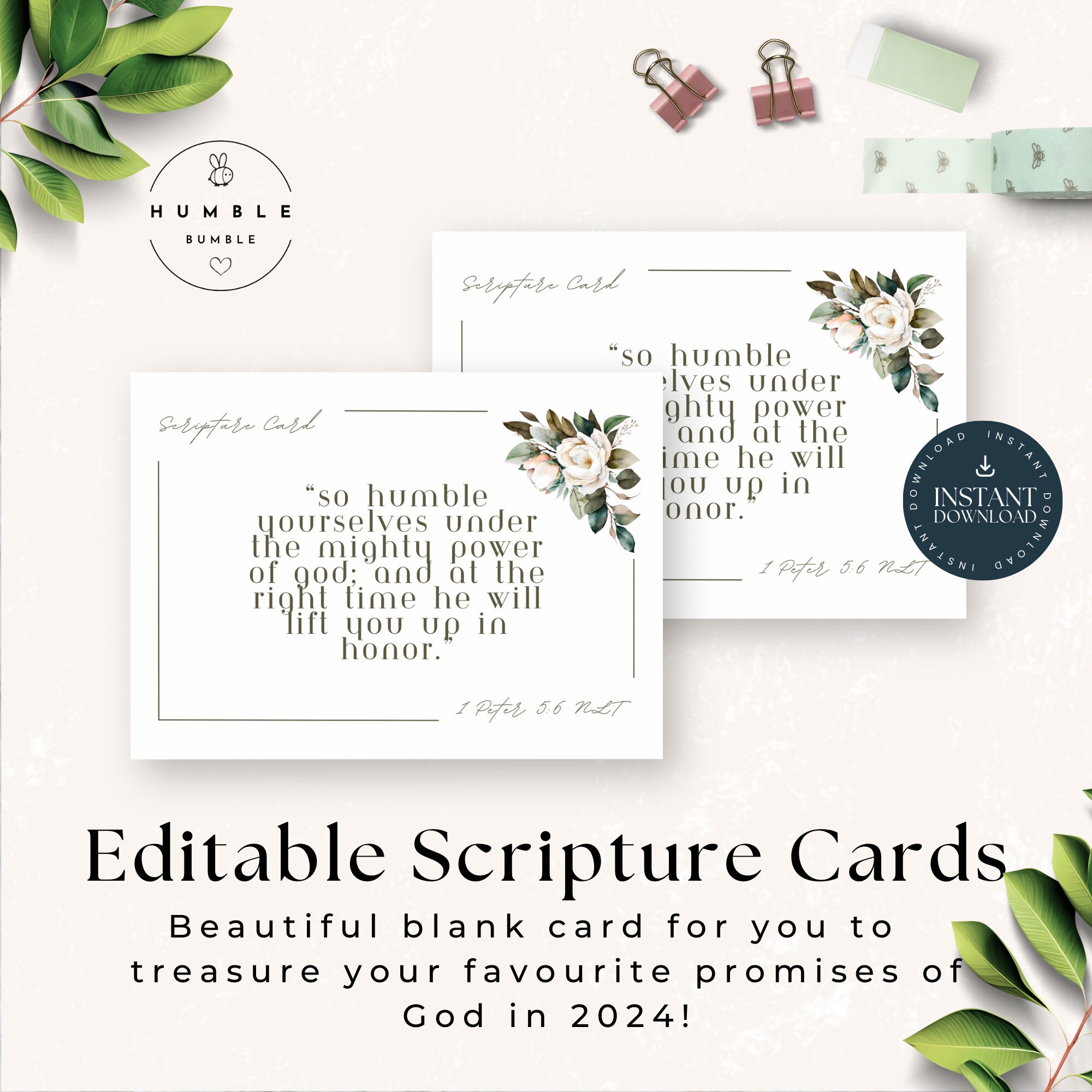 Editable Scripture Cards Bible Verse Card Prayer Card - Etsy