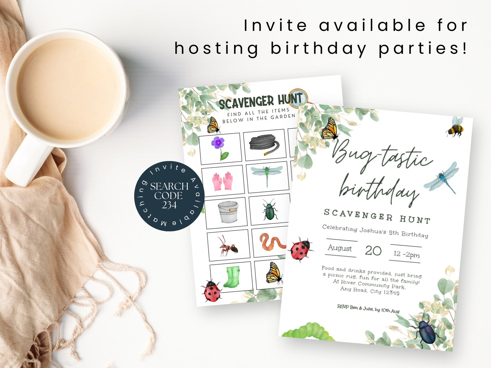 Editable Scavenger Hunt Worksheet Minibeast Bug Hunt Outdoor Games ...