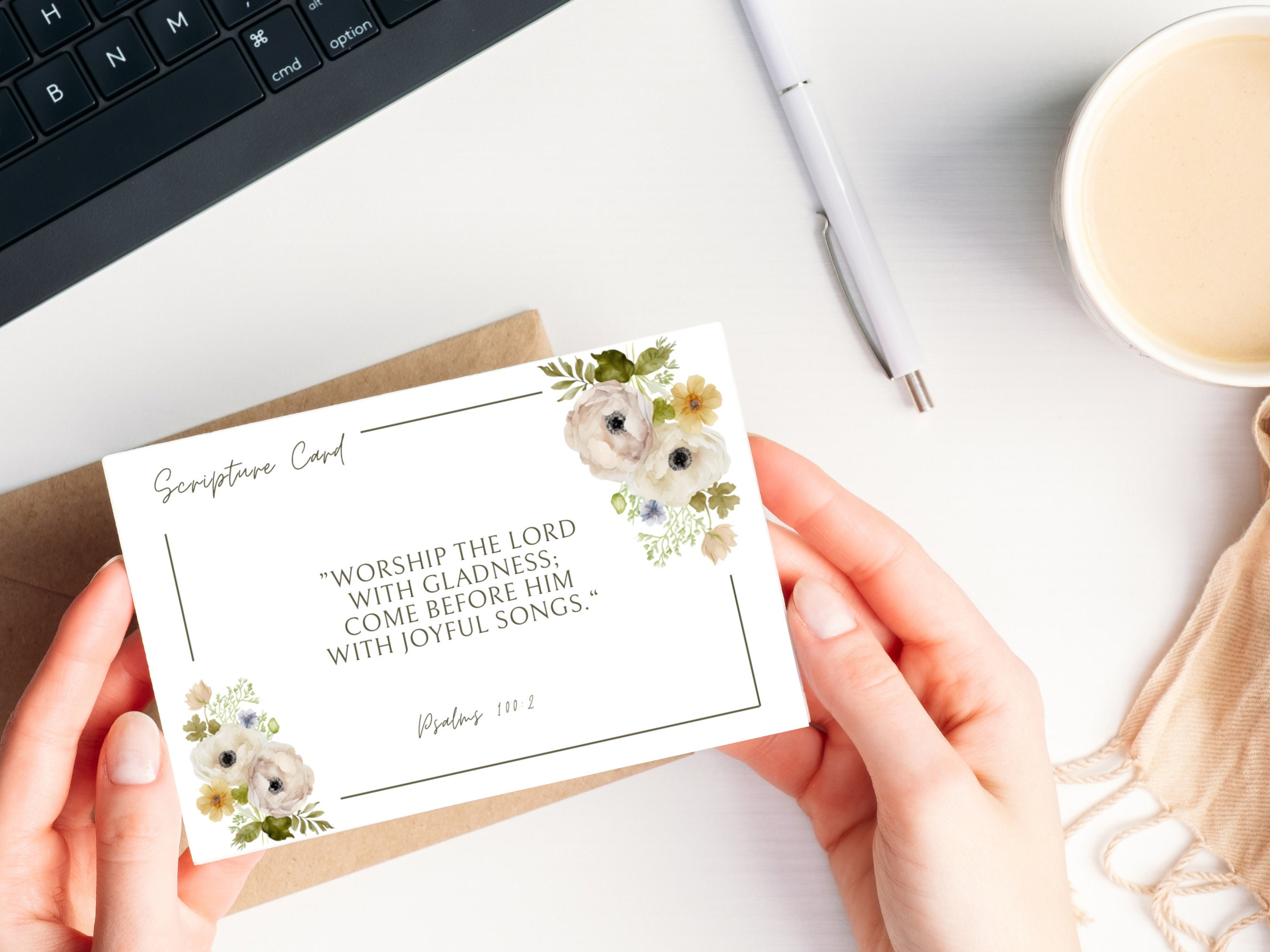 Editable Scripture Cards Bible Verse Cards Memory Verse Cards Daily ...