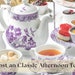 Classic Afternoon Tea Menu Template | Editable High Tea Menu ...