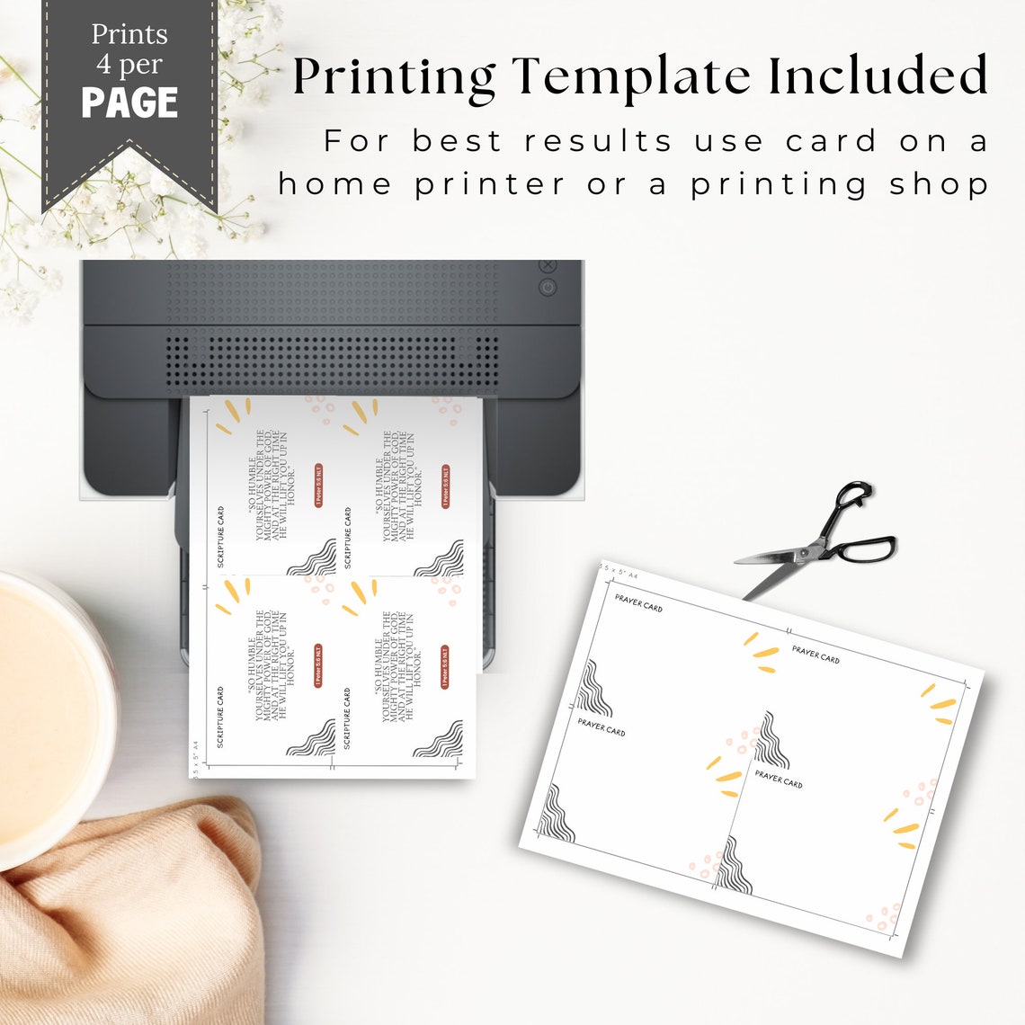 Editable Scripture Cards | Bible Verse Card | Prayer Card ...