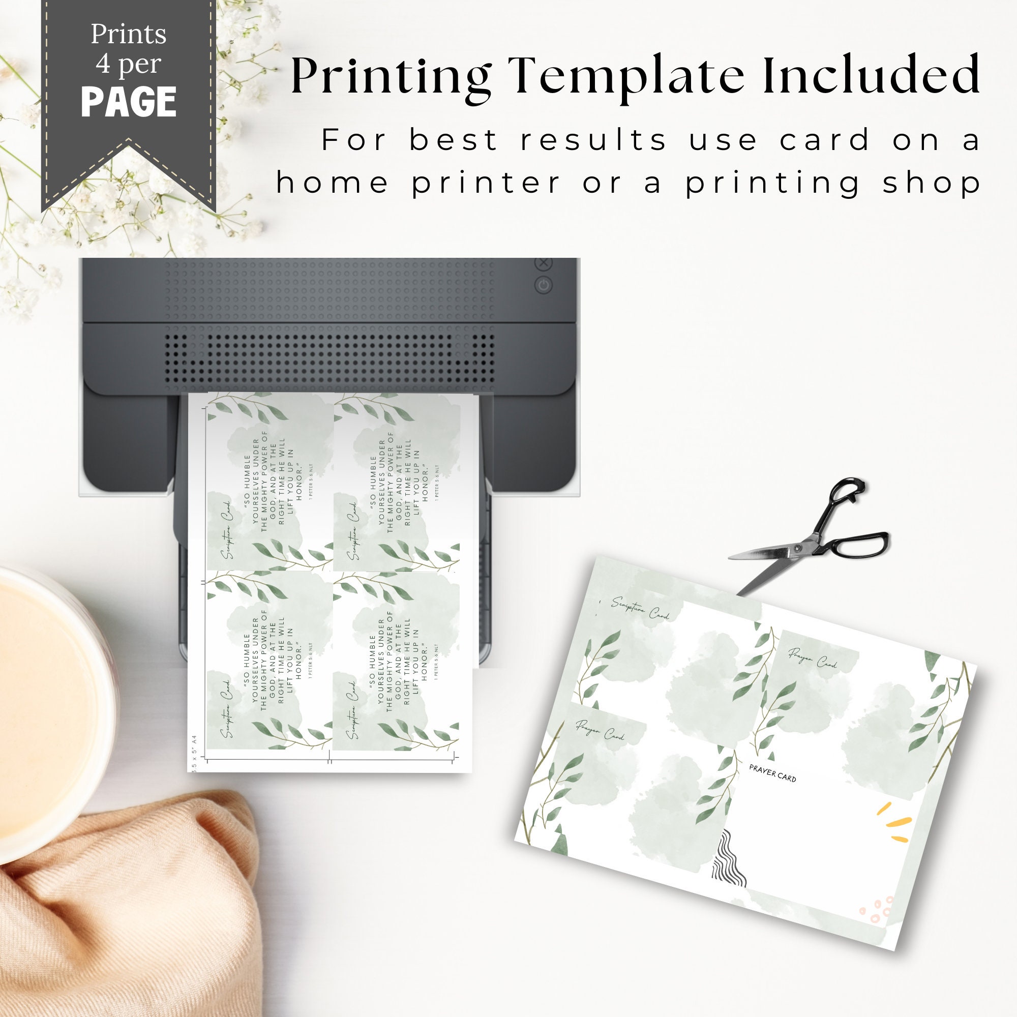Editable Scripture Cards | Bible Verse Card | Prayer Card ...