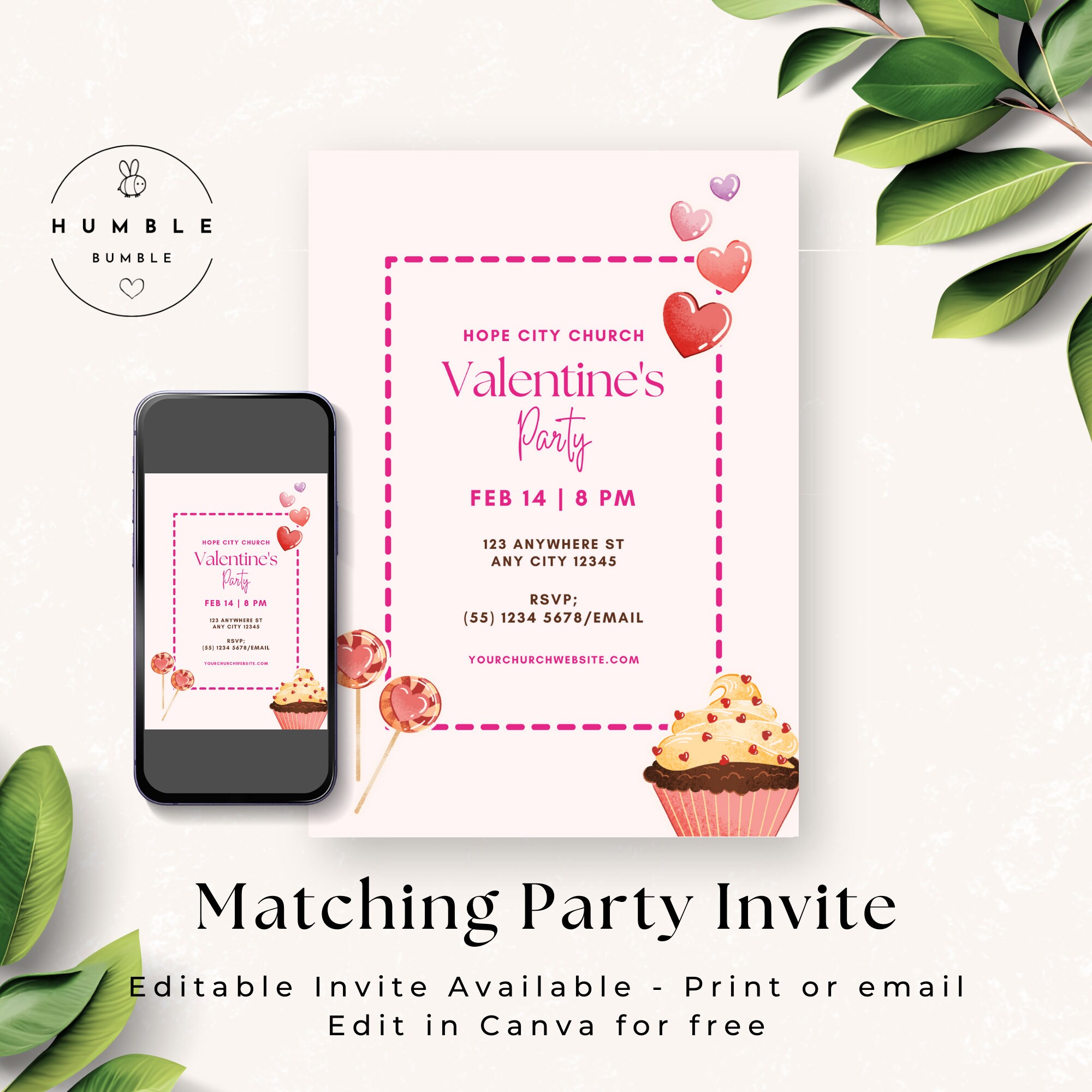 Editable Church Valentines Party Cupcake Toppers | Love Bible Verse ...