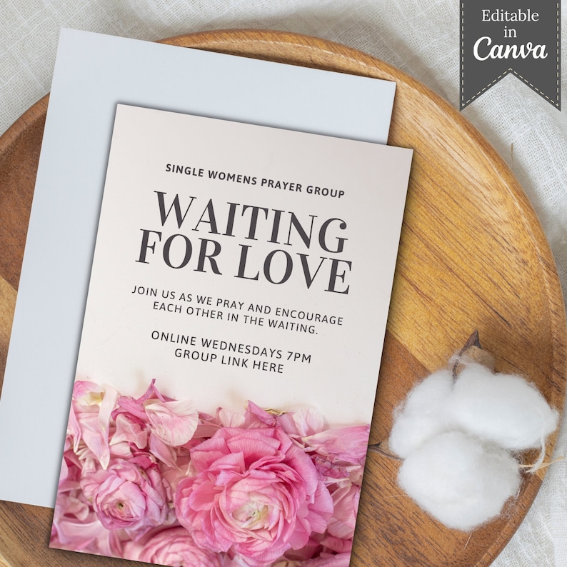 Womens Prayer Group Invite | Editable Evite | Flyer Invite | Church ...