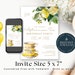 Citrus Lemon Afternoon Tea Birthday Party Invite | Birthday Invitation ...