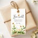 Get Well Soon Gift Tag Template, Bee Well Tag, Thinking of You Tag ...