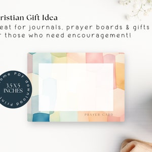 Printable Blank Prayer Cards | Prayer Request Cards | Junk Journal ...