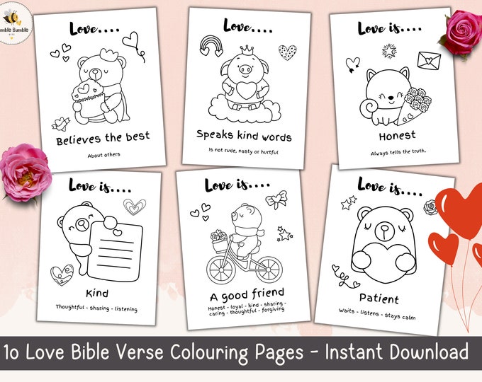 30 Bible Verse Valentine Cards, Printable Christian Bible Verse ...