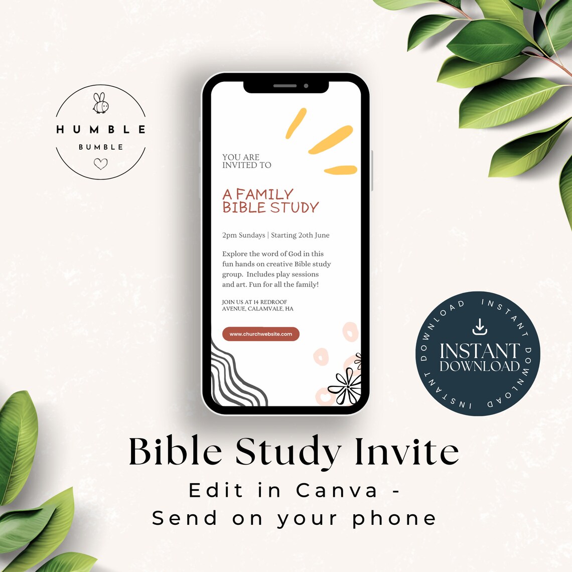 Editable Bible Study Invite Prayer Group Invitation Editable Invitation ...
