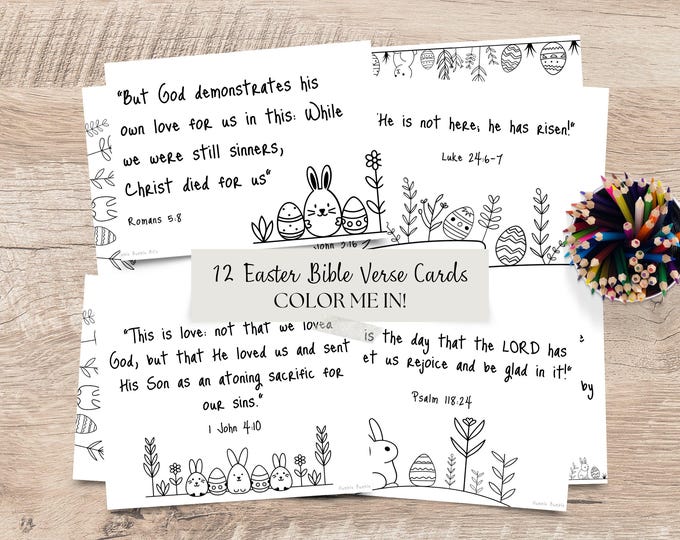 Easter Bible Verse Coloring Pages, Christian Scripture, Resurrection ...