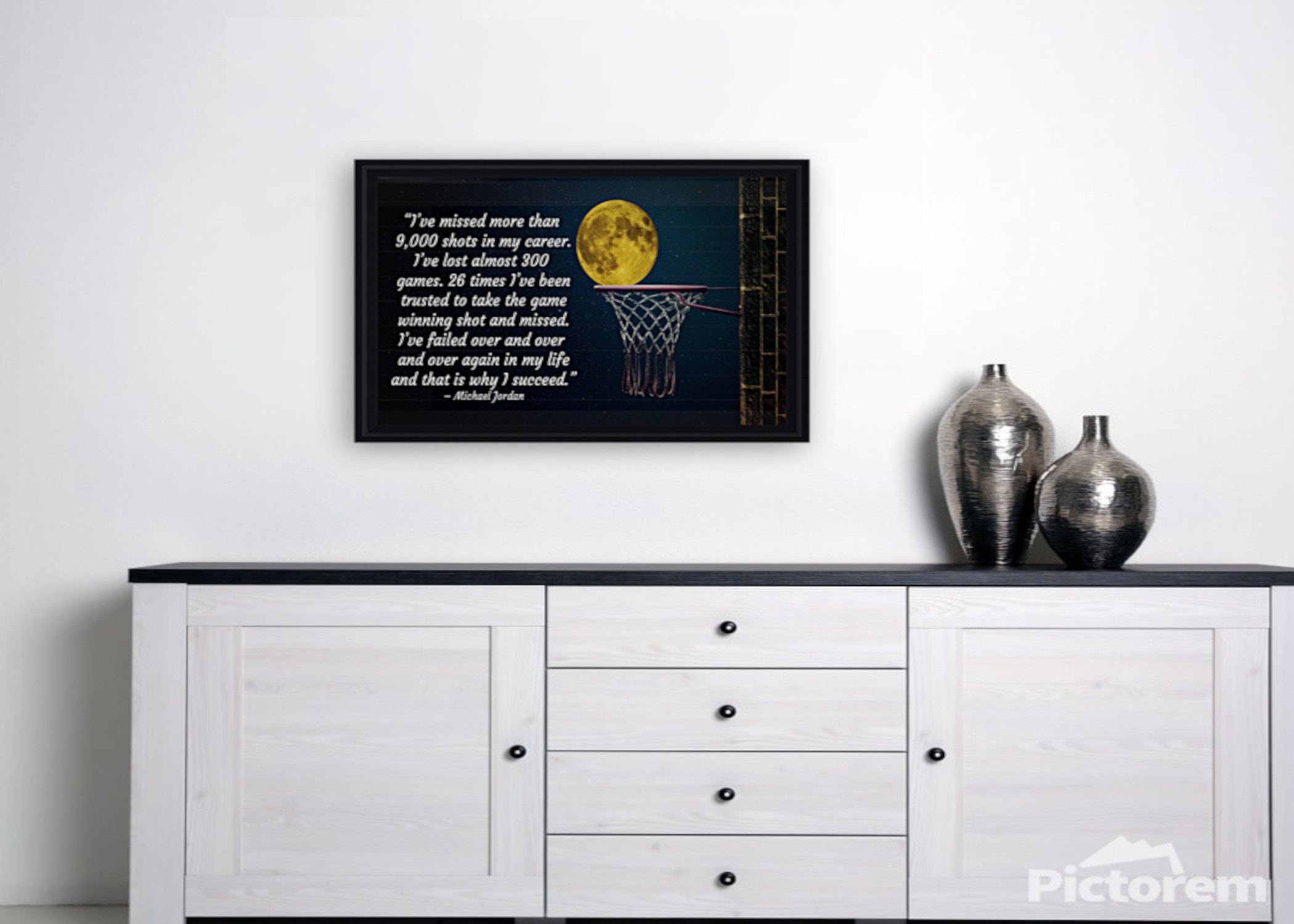Michael Jordan Poster, Poster Quotes, Inspirational Wall Art ...