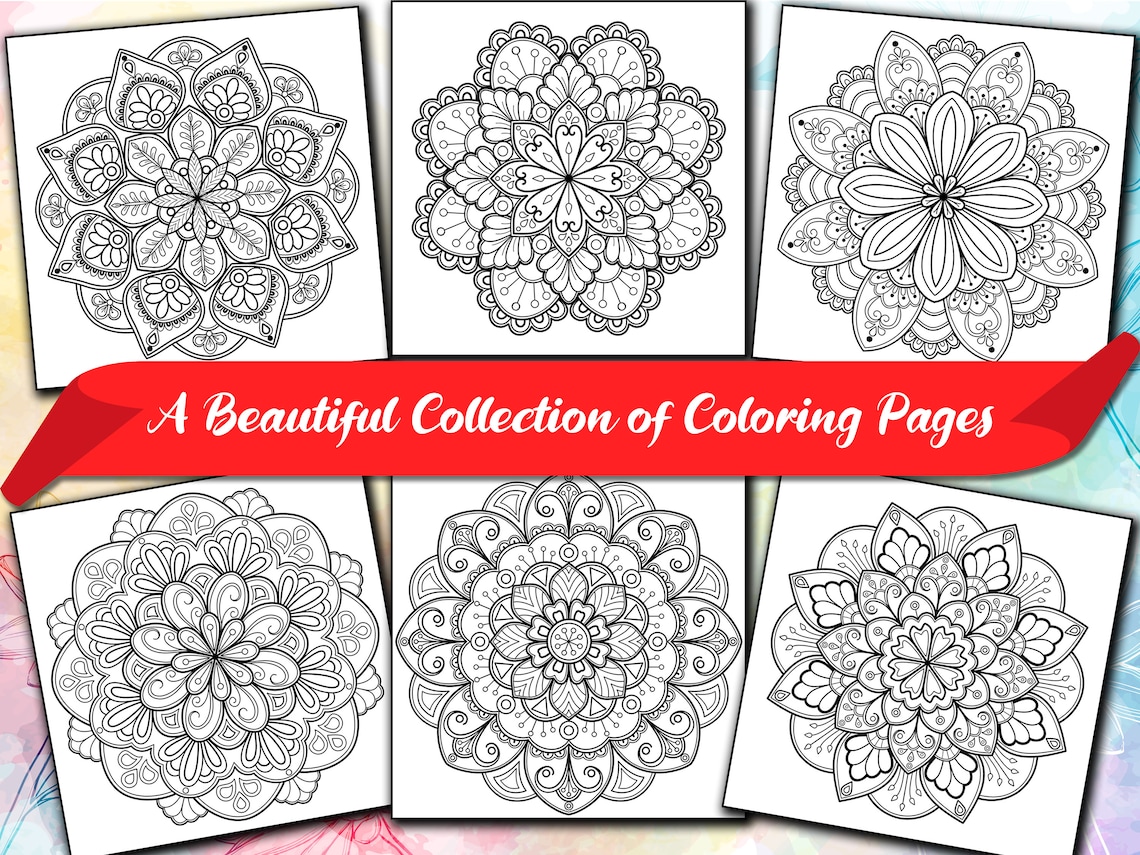 125 Mandalas: an Adult Coloring Book With More Than 125 | Etsy