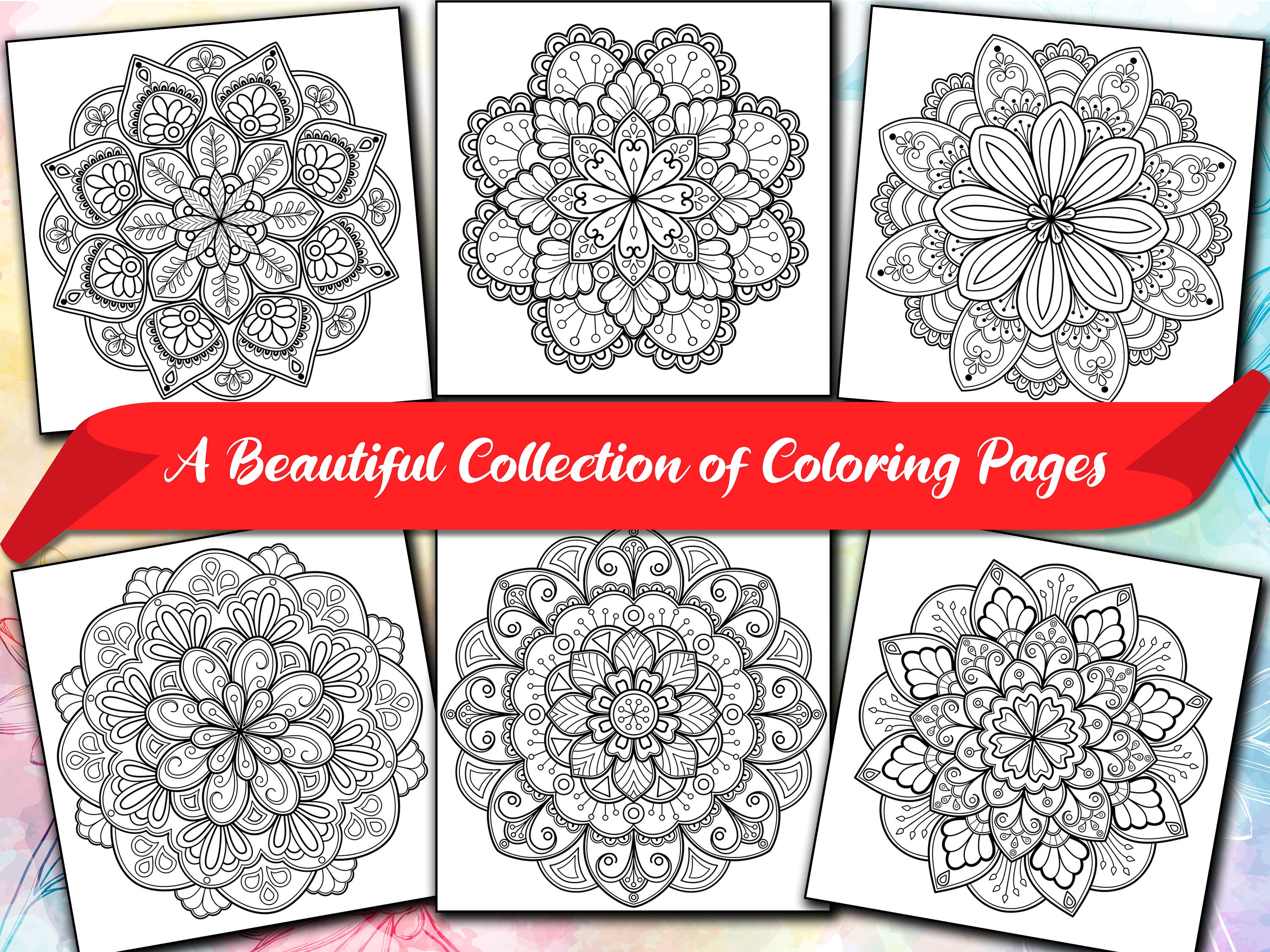 125 Mandalas: an Adult Coloring Book With More Than 125 - Etsy
