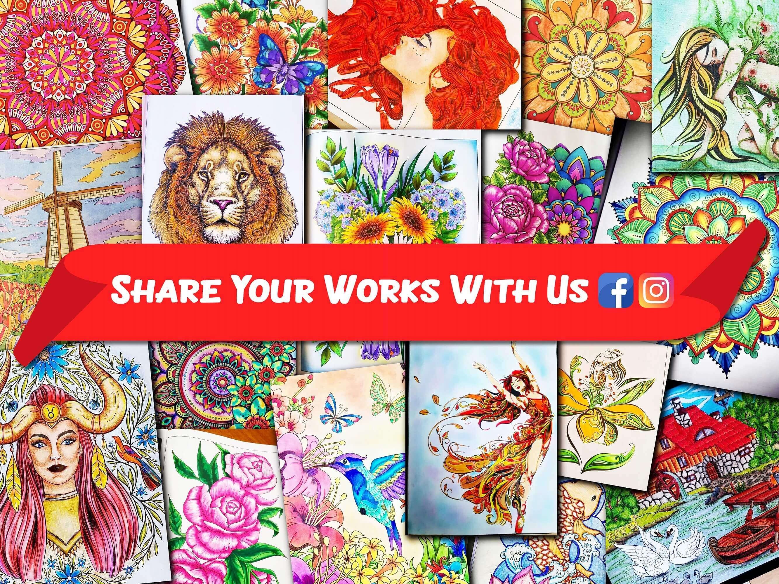 Cute Animals: A Coloring Book With 50 Beautiful and Cute - Etsy