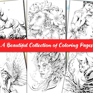 Enchanted World: an Adult Coloring Book With 70 Beautiful Coloring ...